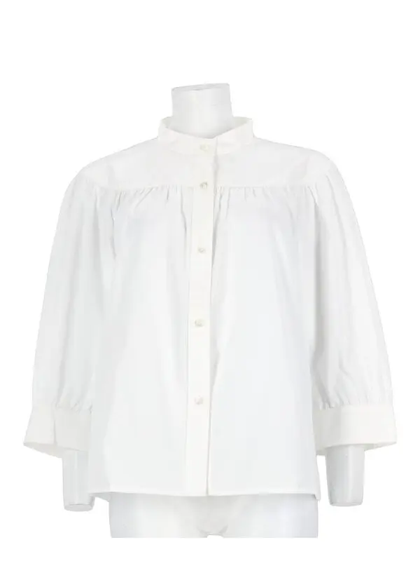 A.p.c. Natalie Organic Cotton Blouse - White