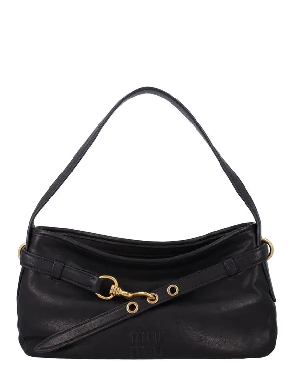 Miu Miu Lambskin Mini Bag - Nero