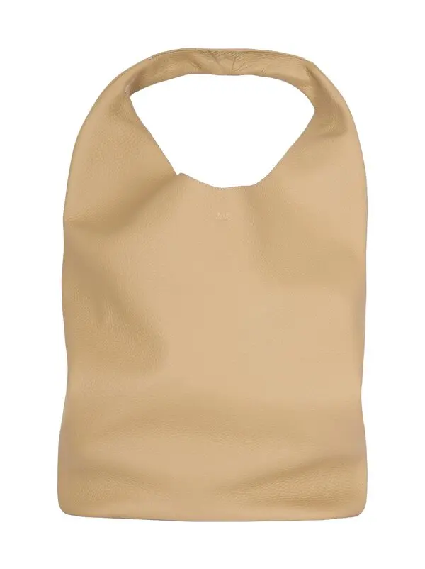 A.p.c. Leather Tote Bag - Cashew