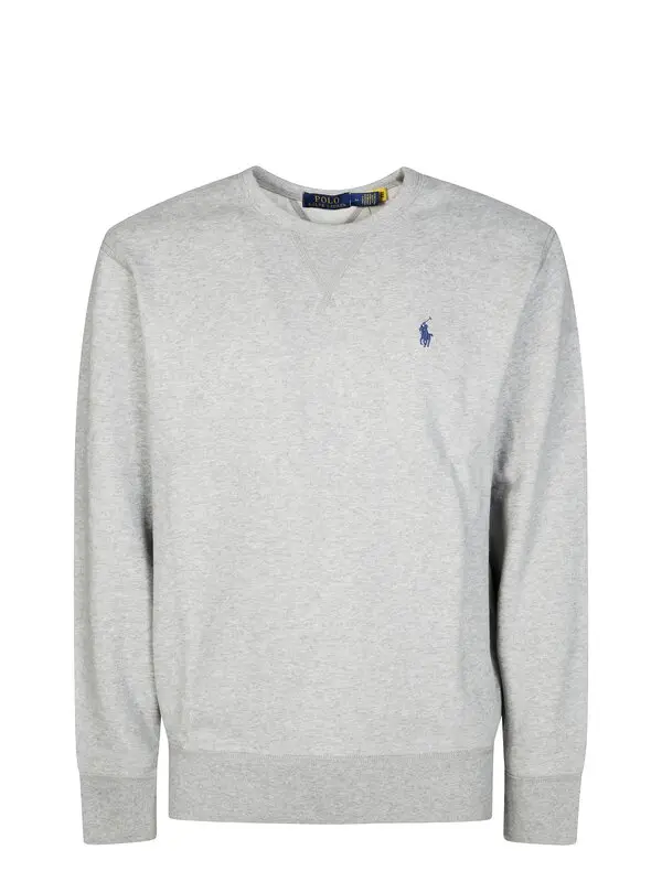 Polo Ralph Lauren Long-sleeve Knit Hoodie - Grigio