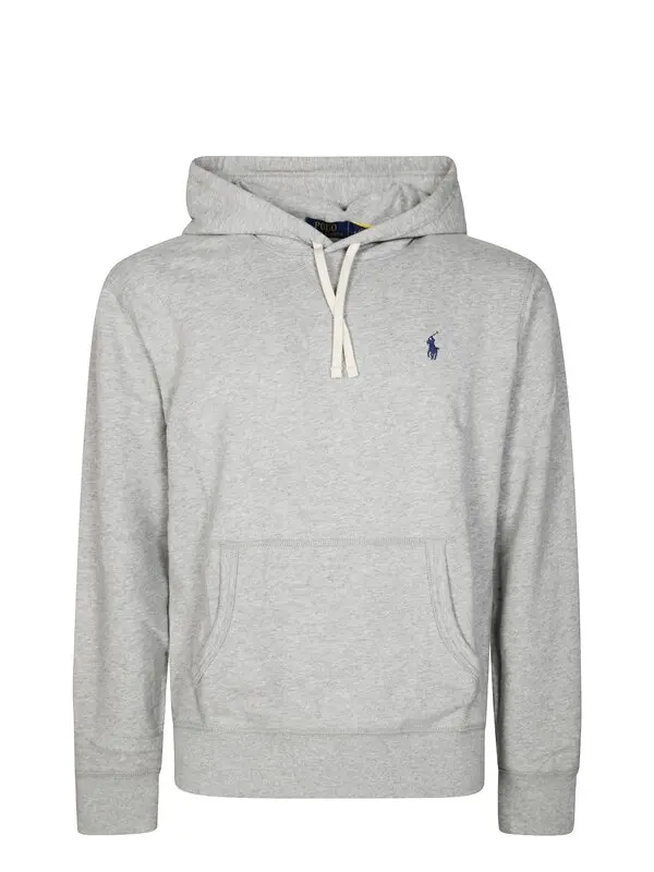 Polo Ralph Lauren Long-sleeve Knit Hoodie - Grigio