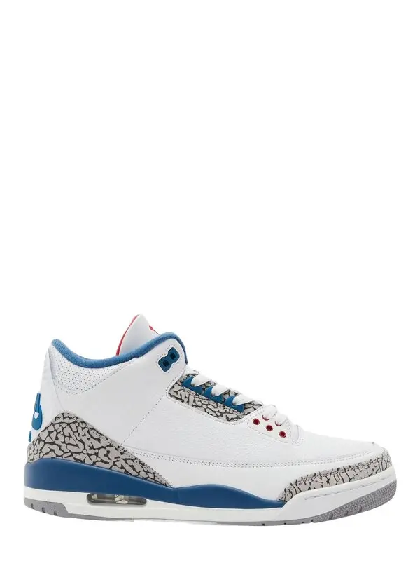 JORDAN 3 "true " 2026 High Top Sneakers - Blue