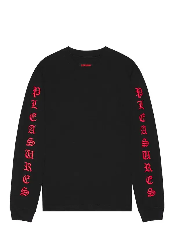PLEASURES Long-sleeve Shirt - Black