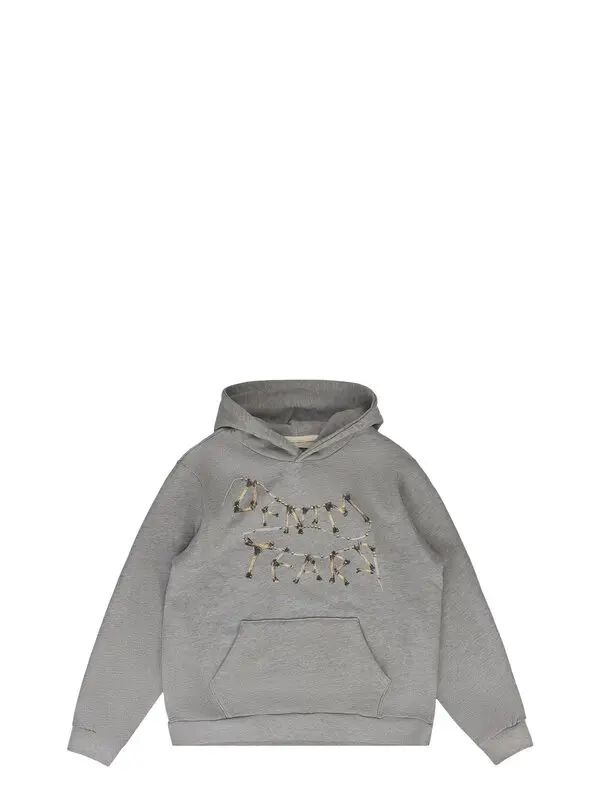 DENIM TEARS Kmg Bones Hoodie - Grey
