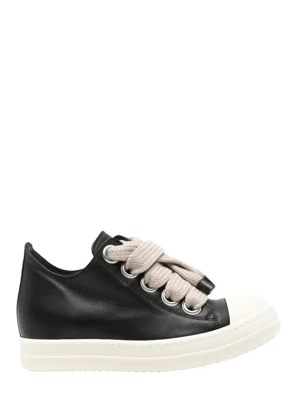 Rick Owens Wmns Jumbolace Low Sneaker Milk - Black