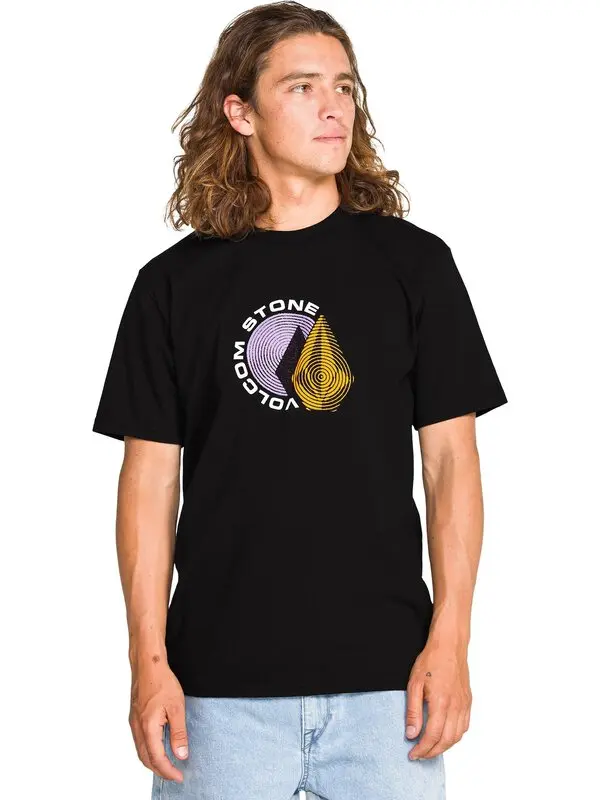 Volcom Mens' Hypnotizer Short Sleeve Tee - Black