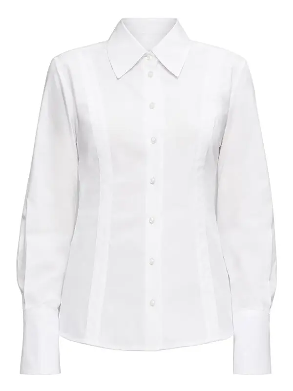 CALLAS MILANO Permanent Collection Ripley Fitted Shirt - White