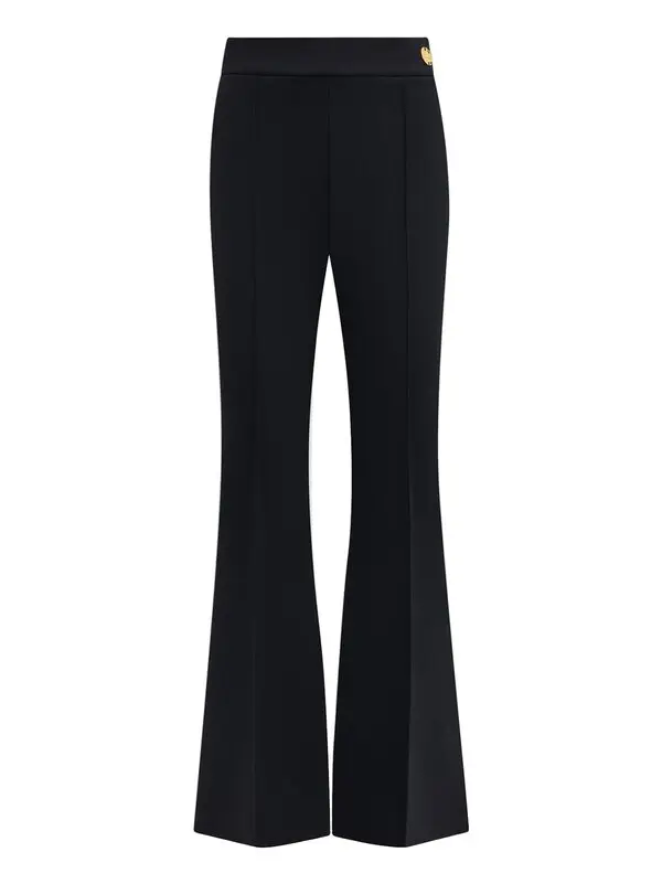 CALLAS MILANO Permanent Collection Lola Jersey Crop Flare Pant - Black