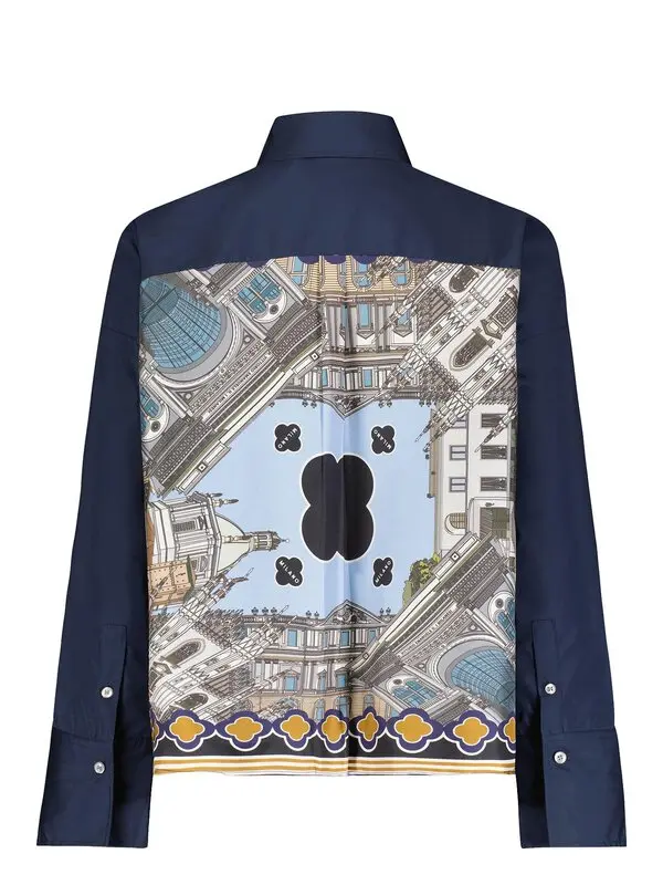 CALLAS MILANO Permanent Collection Sirene Milano Shirt - Navy/navy