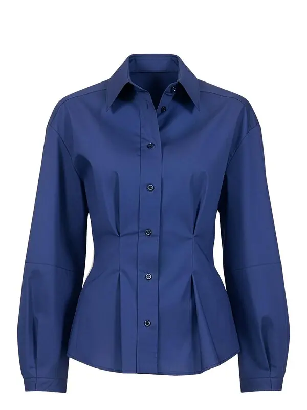 CALLAS MILANO Ps26 Lucia Lantern Sleeve Shirt - Ocean