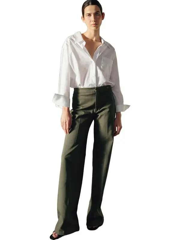 CALLAS MILANO Jane Flare Pants - Olive