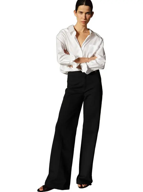 CALLAS MILANO Ps26 Jane Flare Trousers - Black