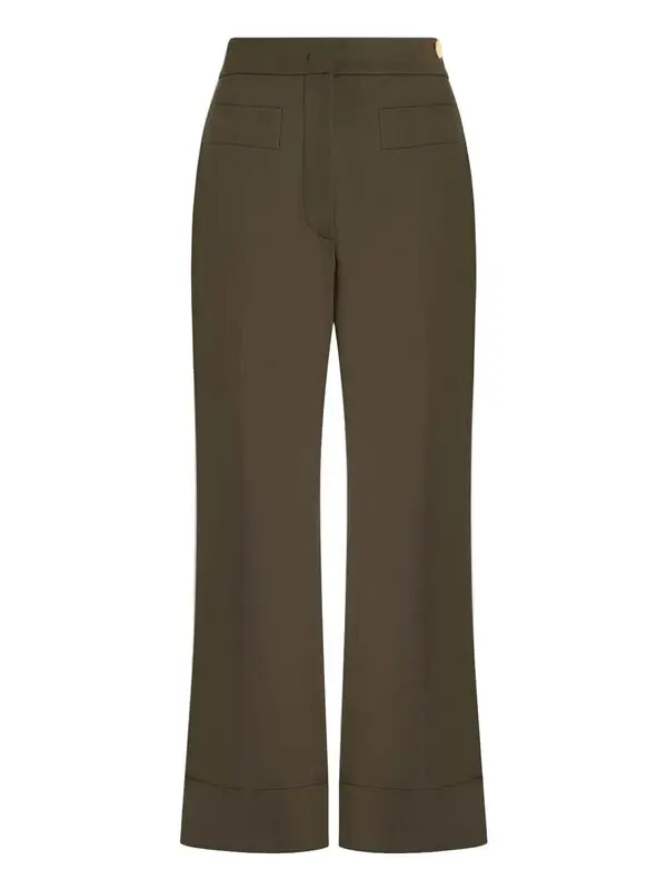 CALLAS MILANO Fw25 Brody Crop/cuff Pant - Forest