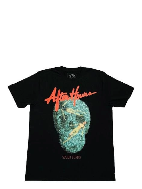 THE WEEKND Xo After Hours Seven Years Swimming With The Sharks T-shirt - Black