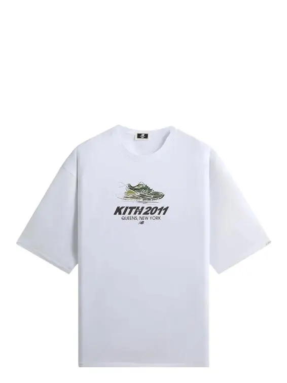 Kith X New Balance 2011 Sketch Jones Tee Shirt - White