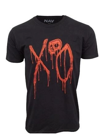 THE WEEKND Nav Xo Bad Habits Drip Tour T-shirt - Black