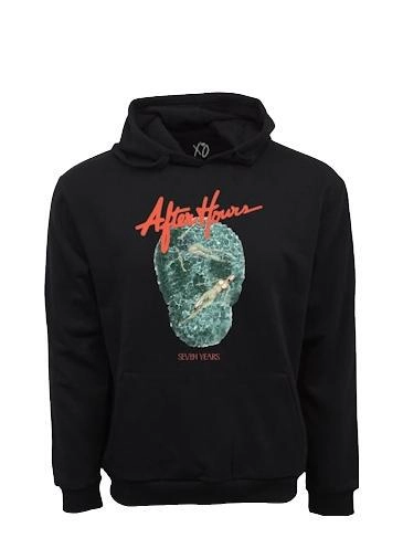 THE WEEKND Xo After Hours "seven Years Swimming With The Sharks" Hoodie - Black