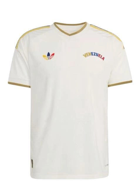 Adidas Venezuela 26 Away Authentic Jersey - Cloud White