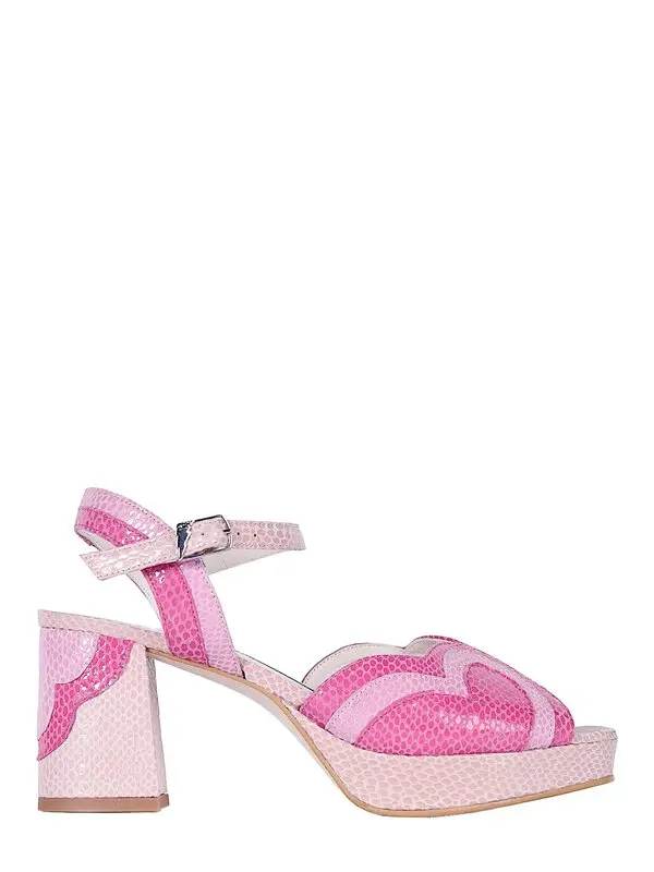 TERRY DE HAVILLAND Esme Platform Heels - Pink