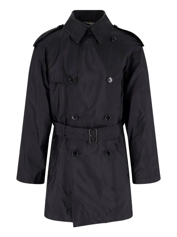 Burberry Leadenham Trench Coat - Black