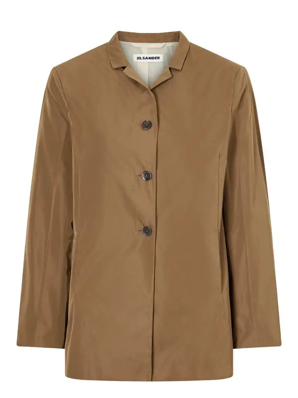 JIL SANDER Crepe Blazer - Light Brown