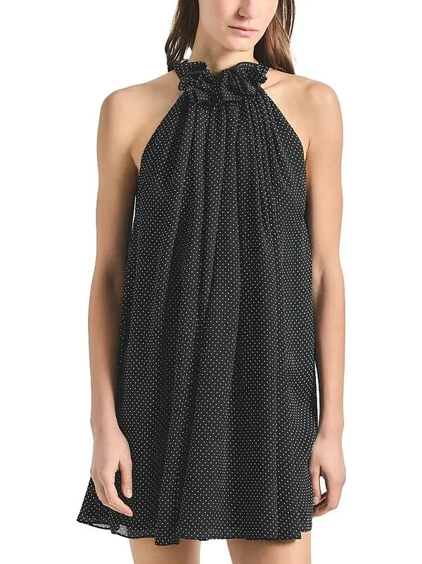 Derek Lam 10 Crosby Sadie Trapeze Dress - Black/marshmallow
