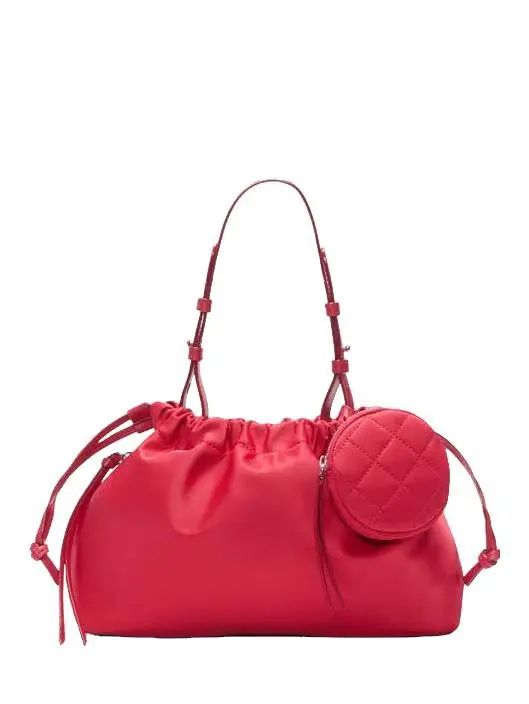 Mz Wallace Small Waverly Shoulder Bag With Quilted Pouch - Apple