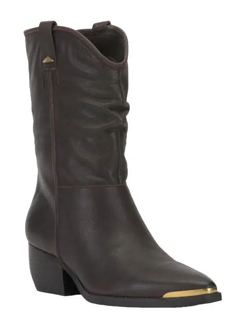 Vince Camuto Pezzra Western Boots - Coffee