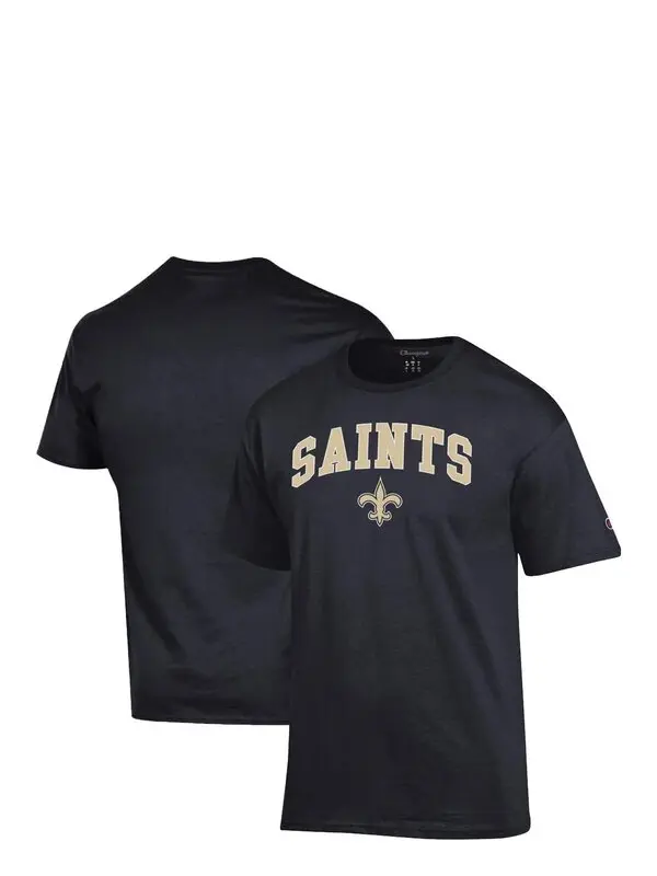 Champion New Orleans Saints Arch Over Logo T-shirt - Black