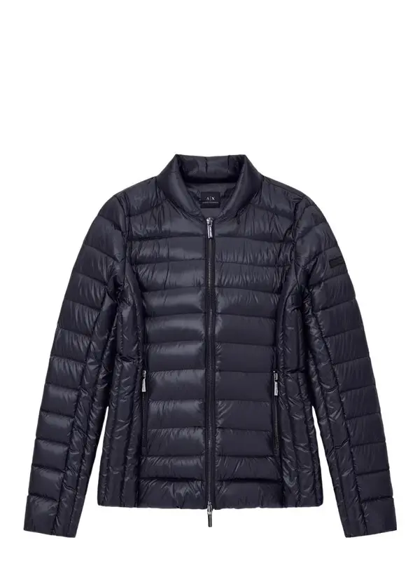 Armani Exchange Zip Padded Coat - Black