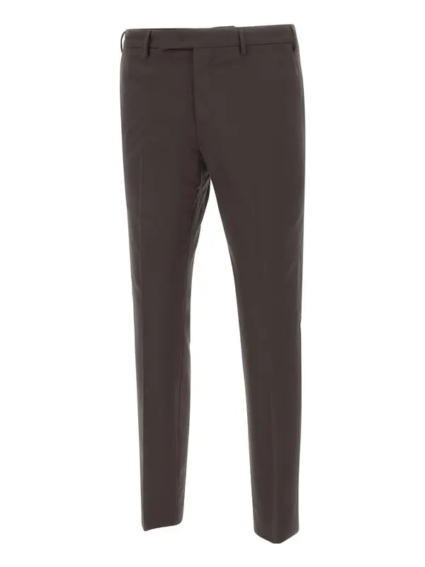 PT TORINO Tailored Slim Fit Pants - Brown