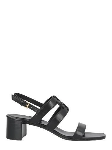 Tory Burch Open-toe Sandals With Chunky Heel - Black