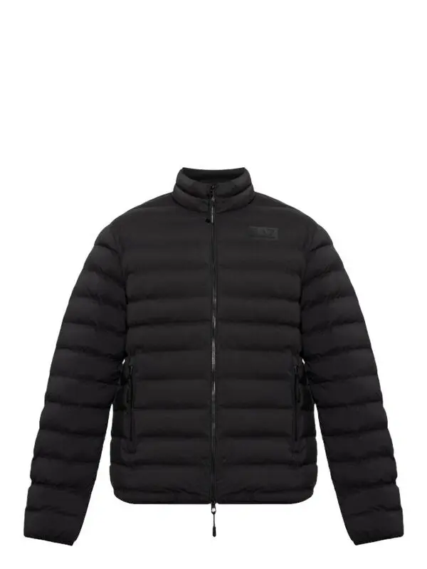 EA7 Long Sleeve Quilted Jacket - Black