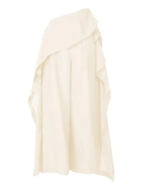 Issey Miyake Paneled Wide-leg Trousers - White