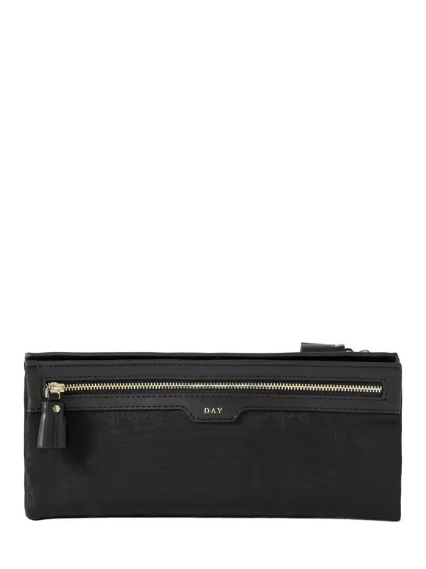 ANYA HINDMARCH Nylon-jacquard Cosmetics Case - Black