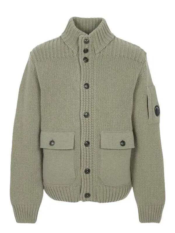 C.P. COMPANY Long-sleeve Cardigan - Gray