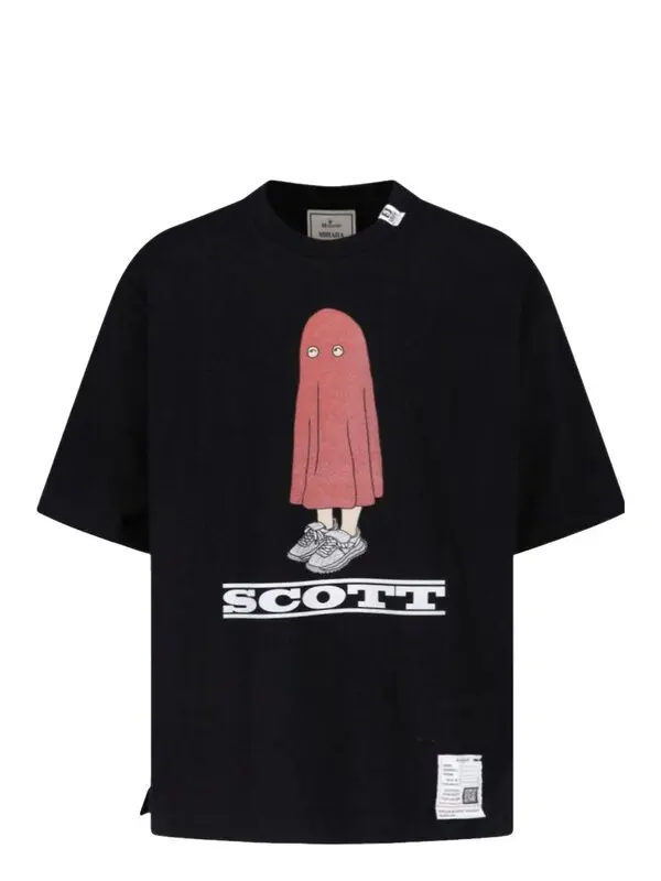 Mihara Yasuhiro Crew-neck T-shirt - Black