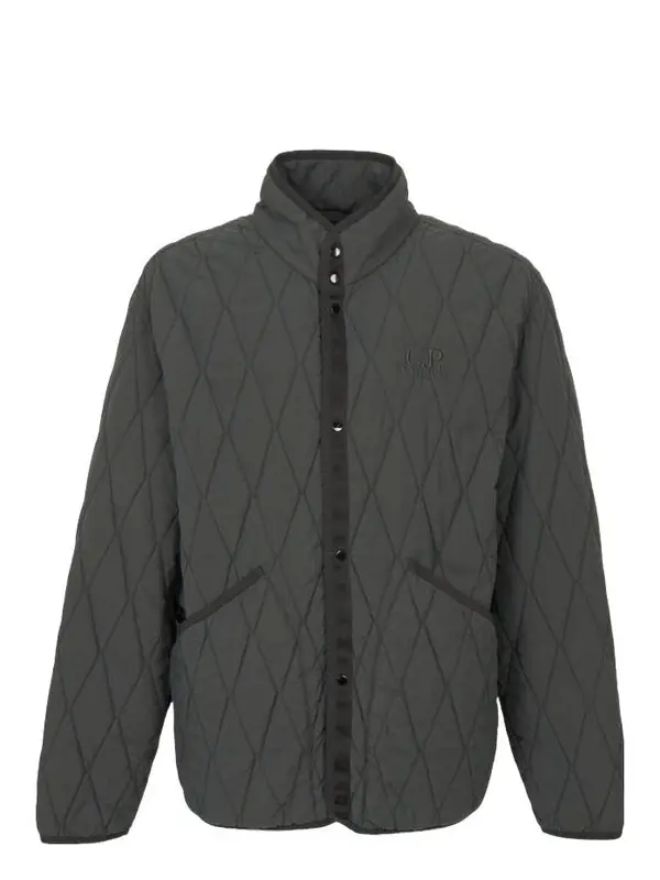 C.P. COMPANY Long Sleeved Quilted Jacket - Black