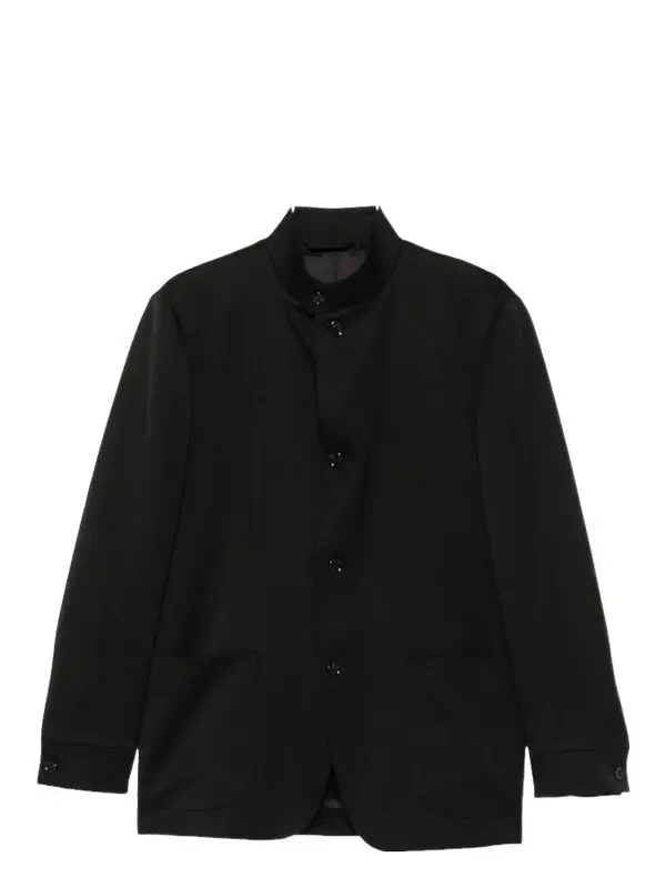 LARDINI Button-fastening Blazer - Black