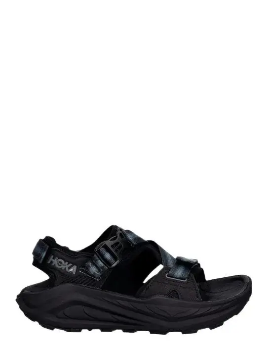 Hoka One One Infini Hike Tc Touch-strap Buckle-fastening Sandals - Black
