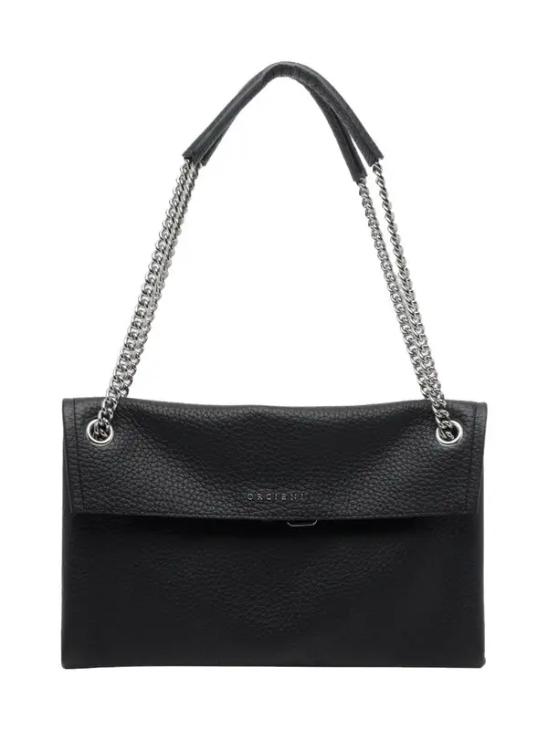Orciani Flap Shoulder Bag - Black