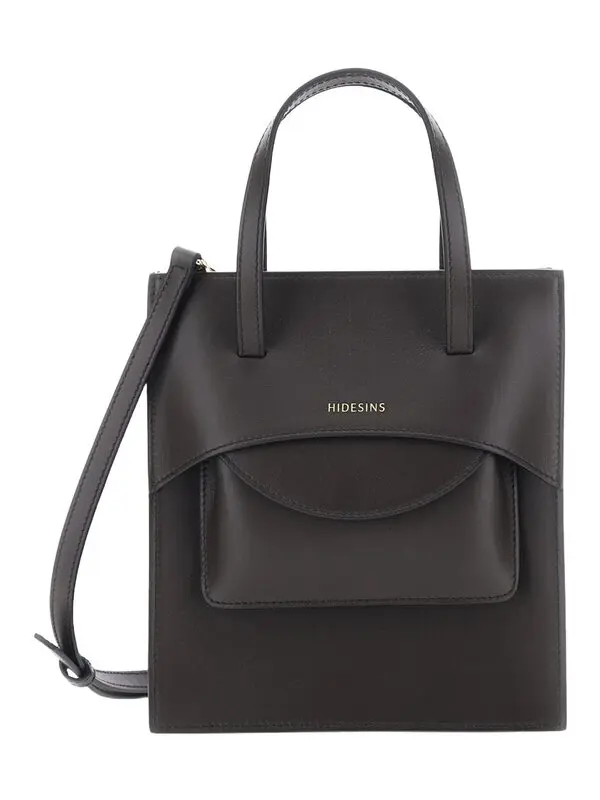 HIDESINS Front-pocket Shoulder Bag - Black