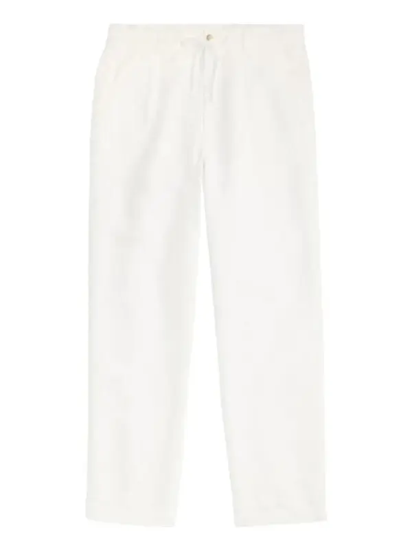 Polo Ralph Lauren Pleated Drawstring Trousers - White