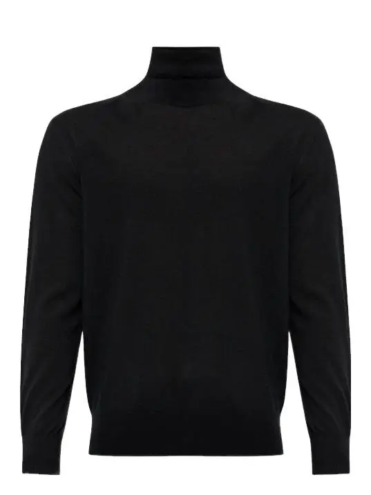 Dries Van Noten Long-sleeve Knit Top - Black