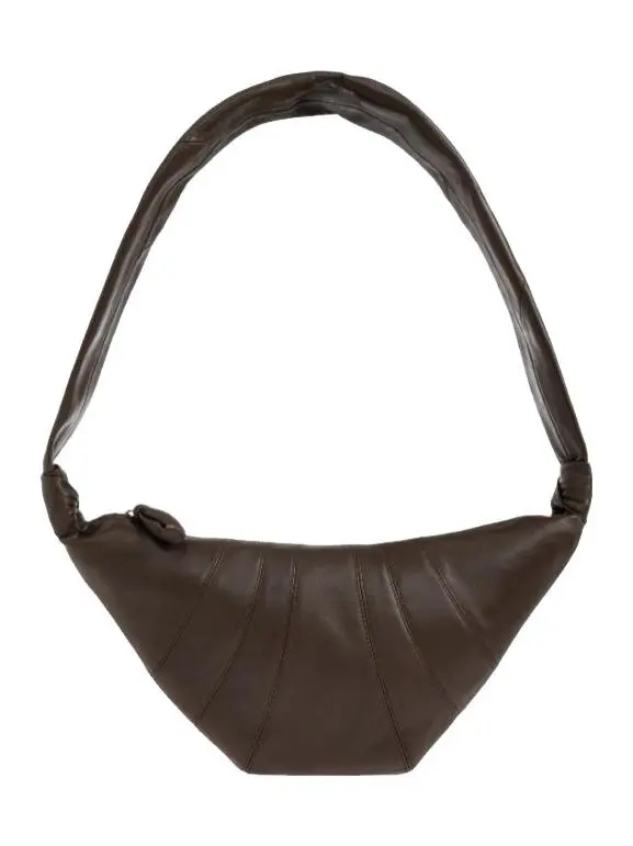 LEMAIRE Small Croissant Shoulder Bag - Brown
