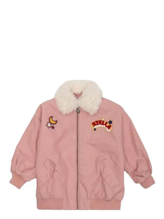 Stella McCartney Patch-detail Zip-up Bomber Jacket - Pink