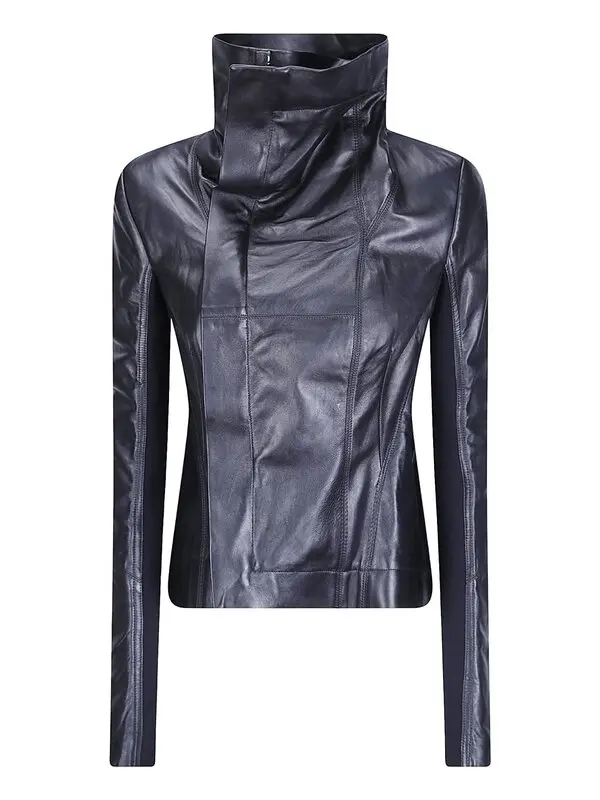 Rick Owens Long-sleeved Casual Jacket - Black