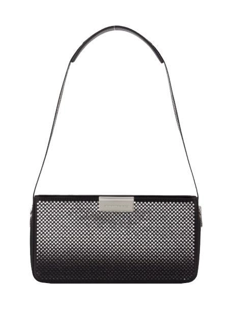 Alexander Wang Siren Perforated Shoulder Bag - Black