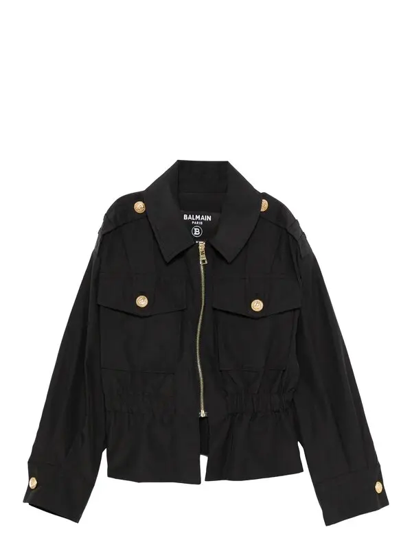 Balmain Zip-up Jacket - Black