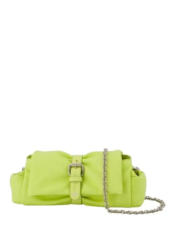 VIVIENNE WESTWOOD Hazel Treasure Clutch Bag - Green